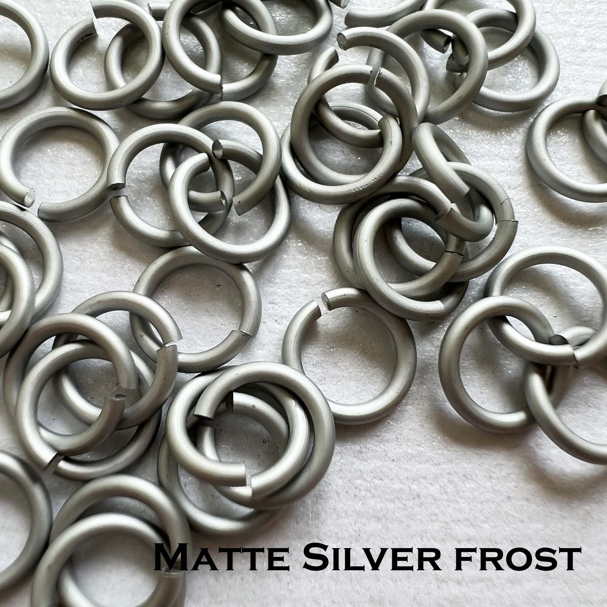 20g 3/16" Jump Rings MATTE (AWG) ID: 5mm - choose color & quantity ...