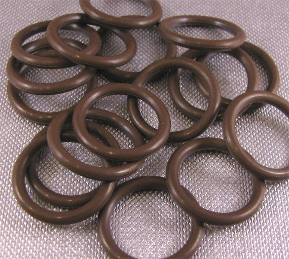 20mm Rubber O-Rings (ID: 15mm) - choose color & quantity – Bead Me A Story